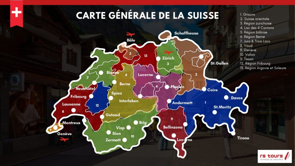 Régions Suisse | RS Tours